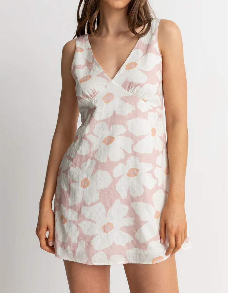 RHYTHM Floral Womens Mini Dress - PINK COMBO - XS | Tillys