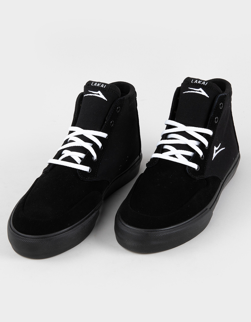 LAKAI Riley 3 High Mens Shoes - BLK/BLK - 9 | Tillys