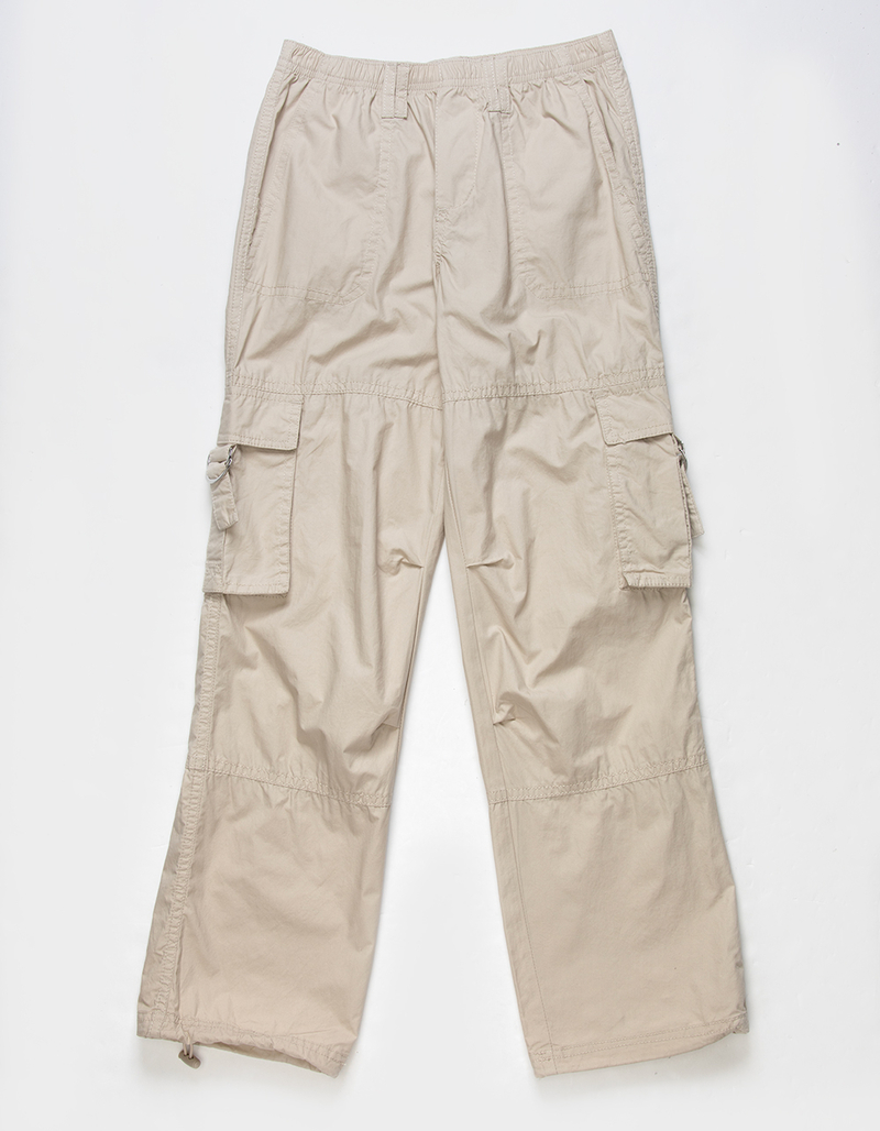 FULL TILT D-Ring Tab Cargo Wide Leg Girls Pants - CREAM - XL | Tillys