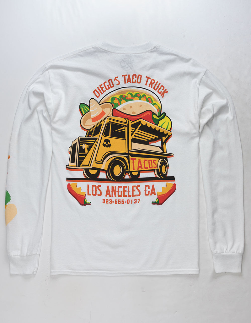 NEON RIOT Diego's Taco Truck Mens T-Shirt - WHITE - L | Tillys