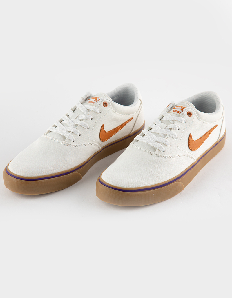 NIKE SB Chron 2 Canvas Shoes - WHT/KHAKI | Tillys