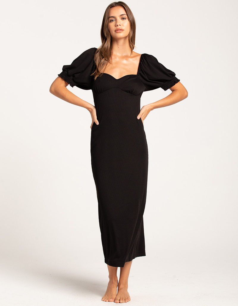 FREE PEOPLE Bel Air Womens Midi Dress - BLACK - L | Tillys