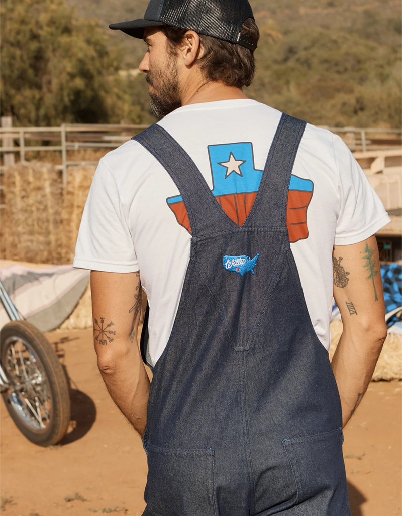BRIXTON x Willie Nelson Overalls - DENIM - XXL | Tillys