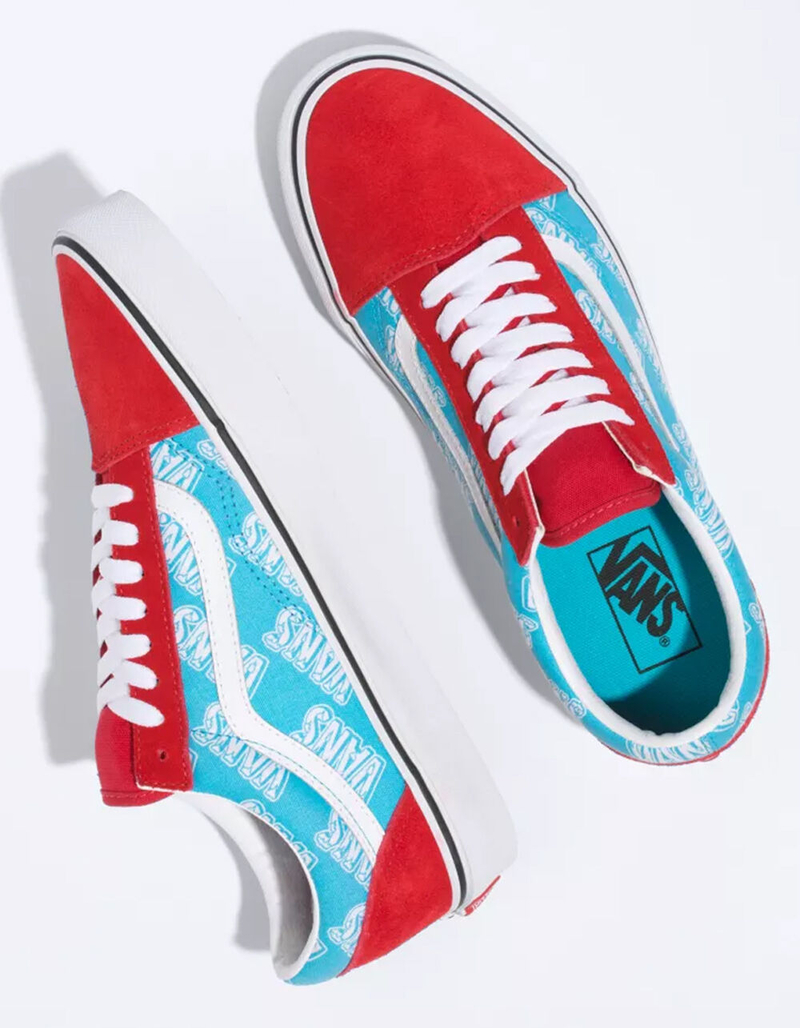 VANS Retro Mart Old Skool Shoes - RED/BLUE - M5.5 / W7 | Tillys