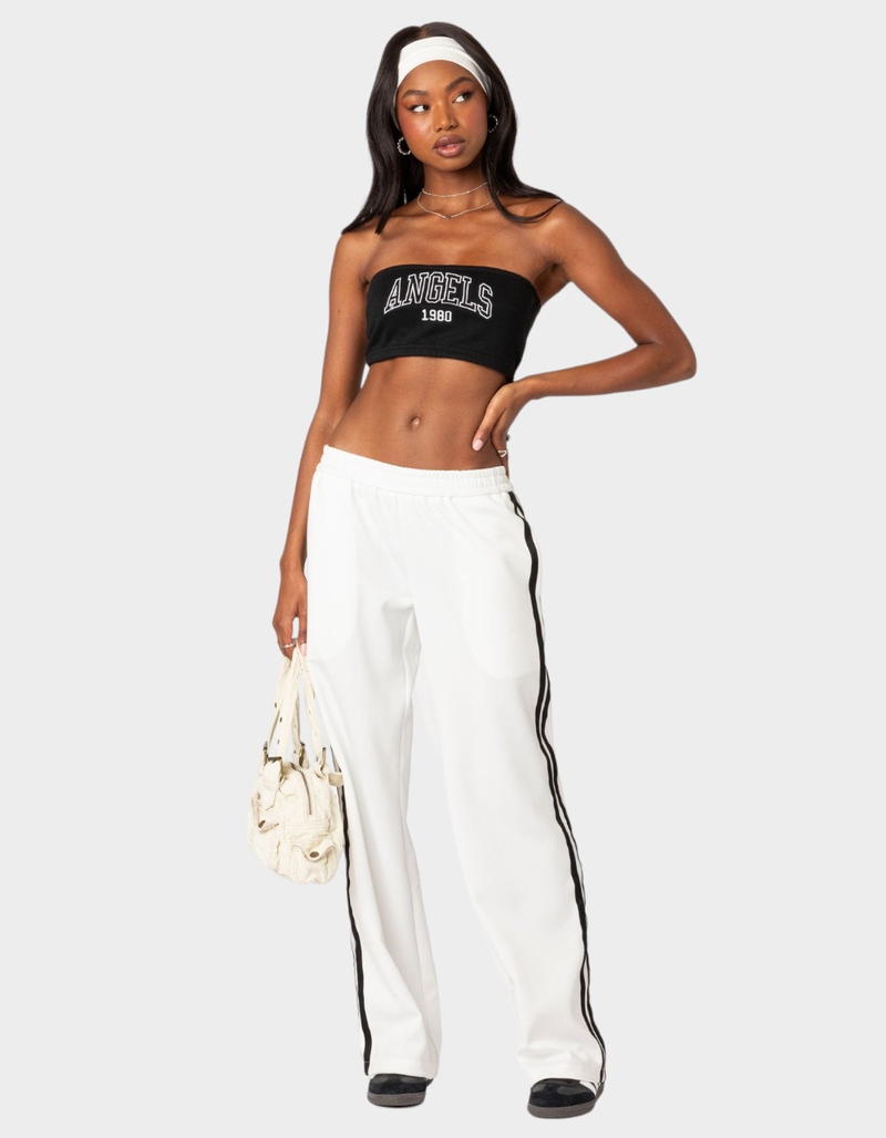 EDIKTED Robyn Track Pants - WHITE | Tillys