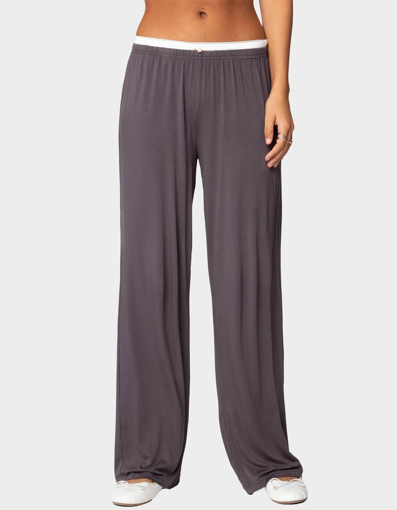EDIKTED Elsa Layered Pants - GRAY - S | Tillys