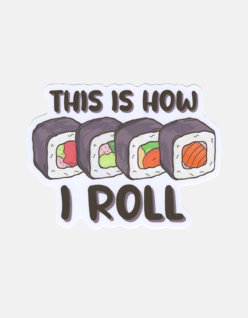 STICKER CABANA This Is How I Roll Sticker - MULTI - ONE SIZE | Tillys