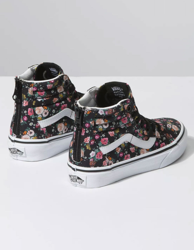 VANS Butterfly Floral Sk8-Hi Zip Girls Shoes - MULTI - 4.5 | Tillys