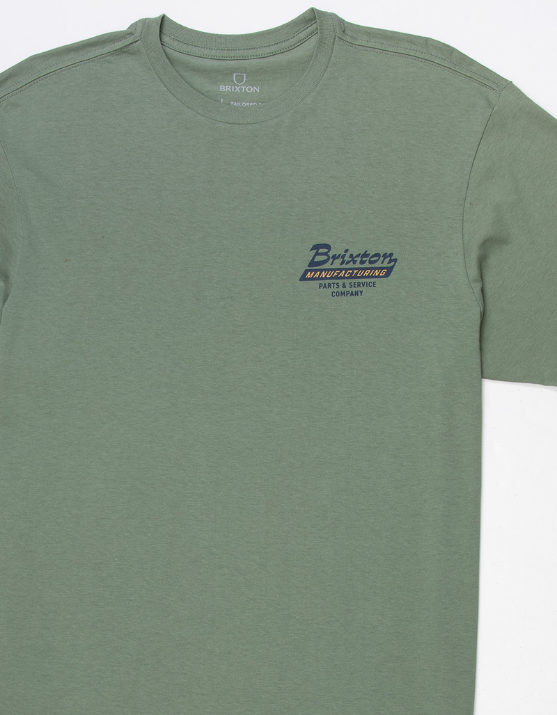 BRIXTON Township Tailored Mens Tee - GREEN | Tillys