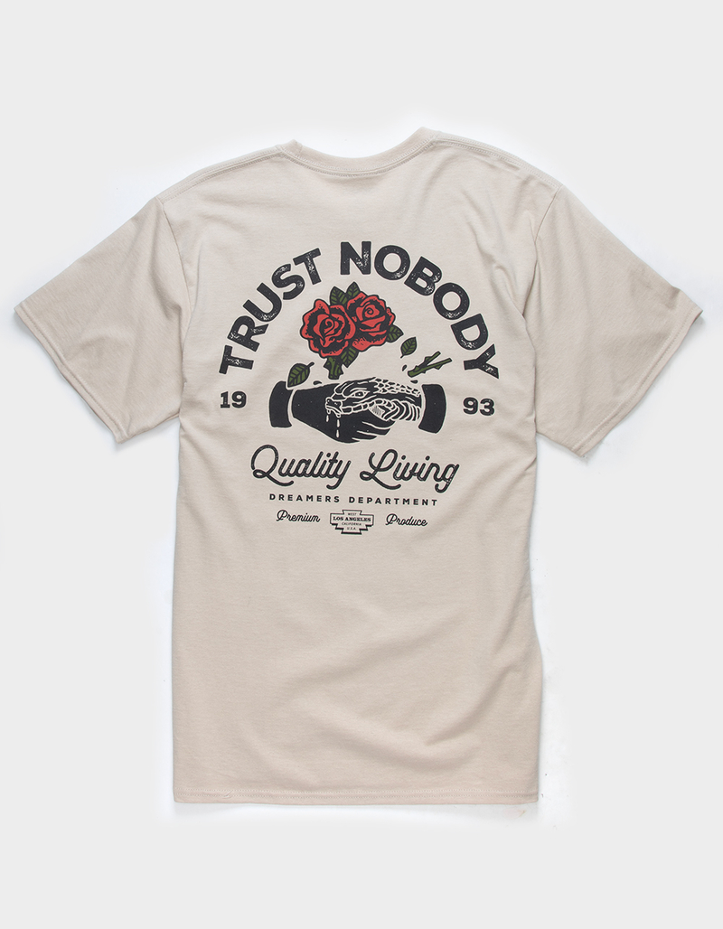 RSQ Mens Trust Nobody Tee - SAND - XXL | Tillys