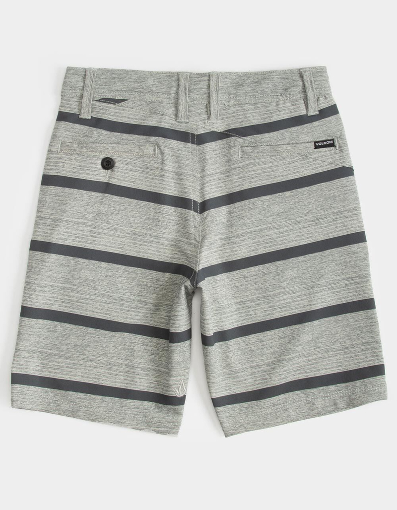VOLCOM Frickin Surf N Turf Mix Boys Black & Gray Hybrid Shorts - BLACK ...