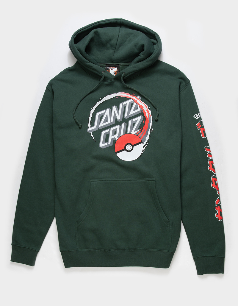 SANTA CRUZ x Pokémon Poké Ball Dot Mens Hoodie - PINE | Tillys