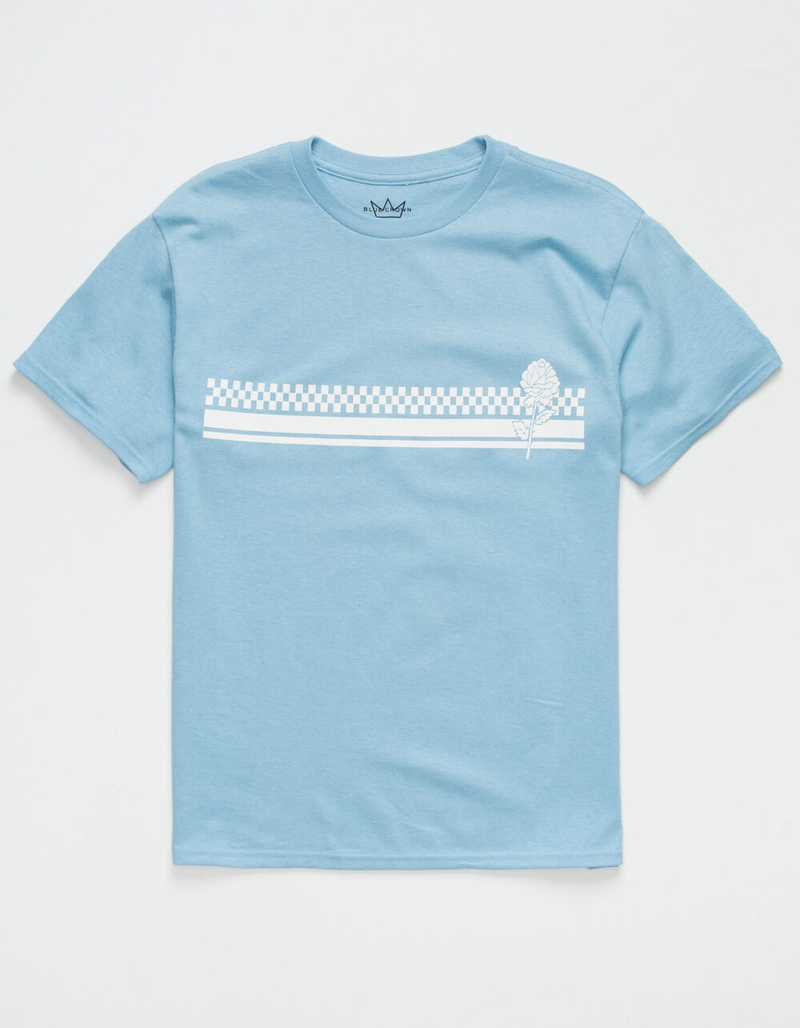 BLUE CROWN Winners Stripe Boys Light Blue T-Shirt - LIGHT BLUE - S | Tillys
