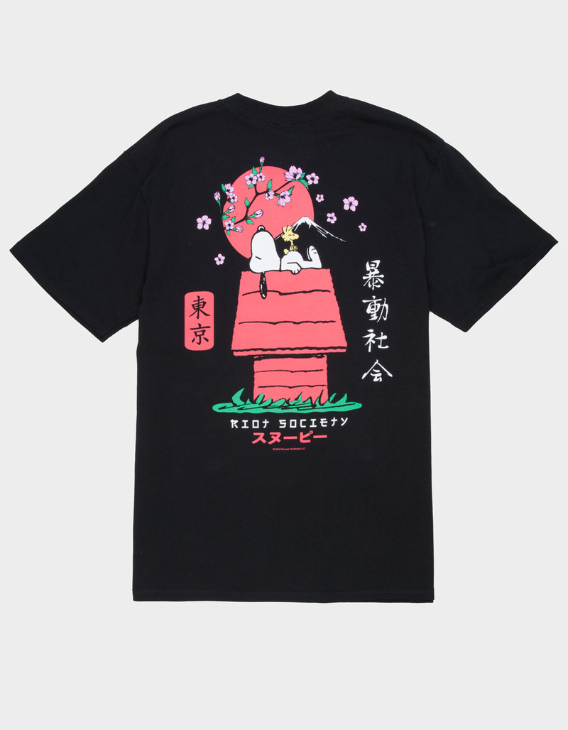 RIOT SOCIETY Peanuts Pagoda Mens Tee - BLACK - M | Tillys