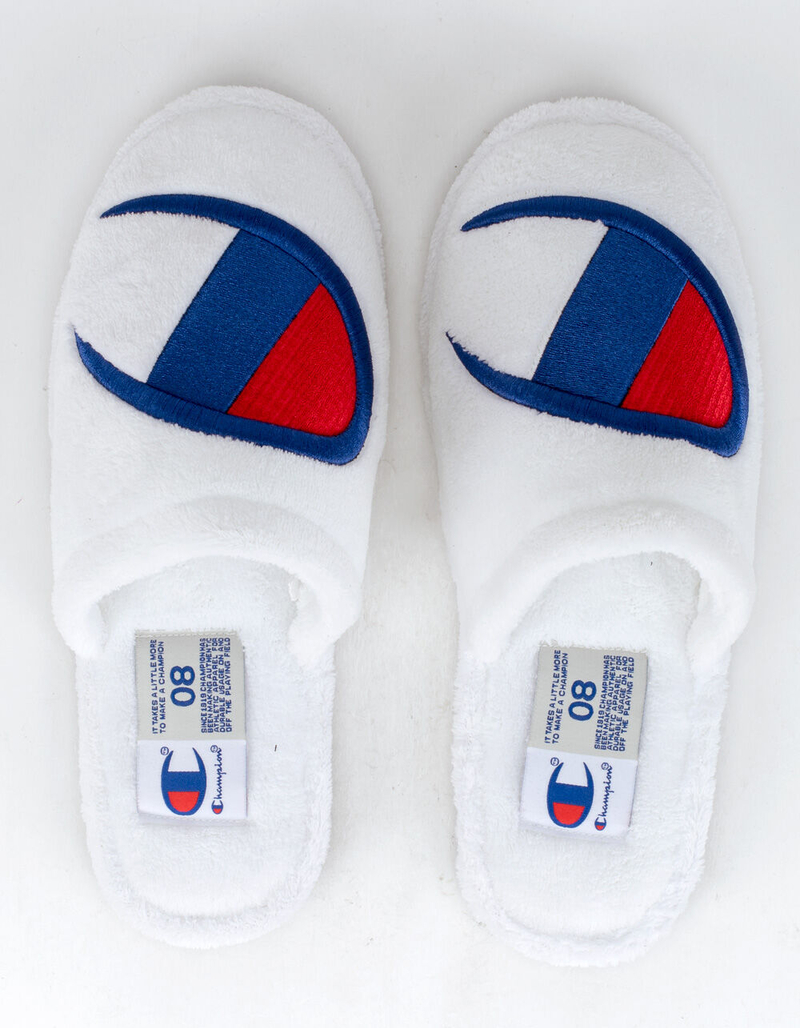 CHAMPION Sleepover Mens Slippers - WHITE | Tillys