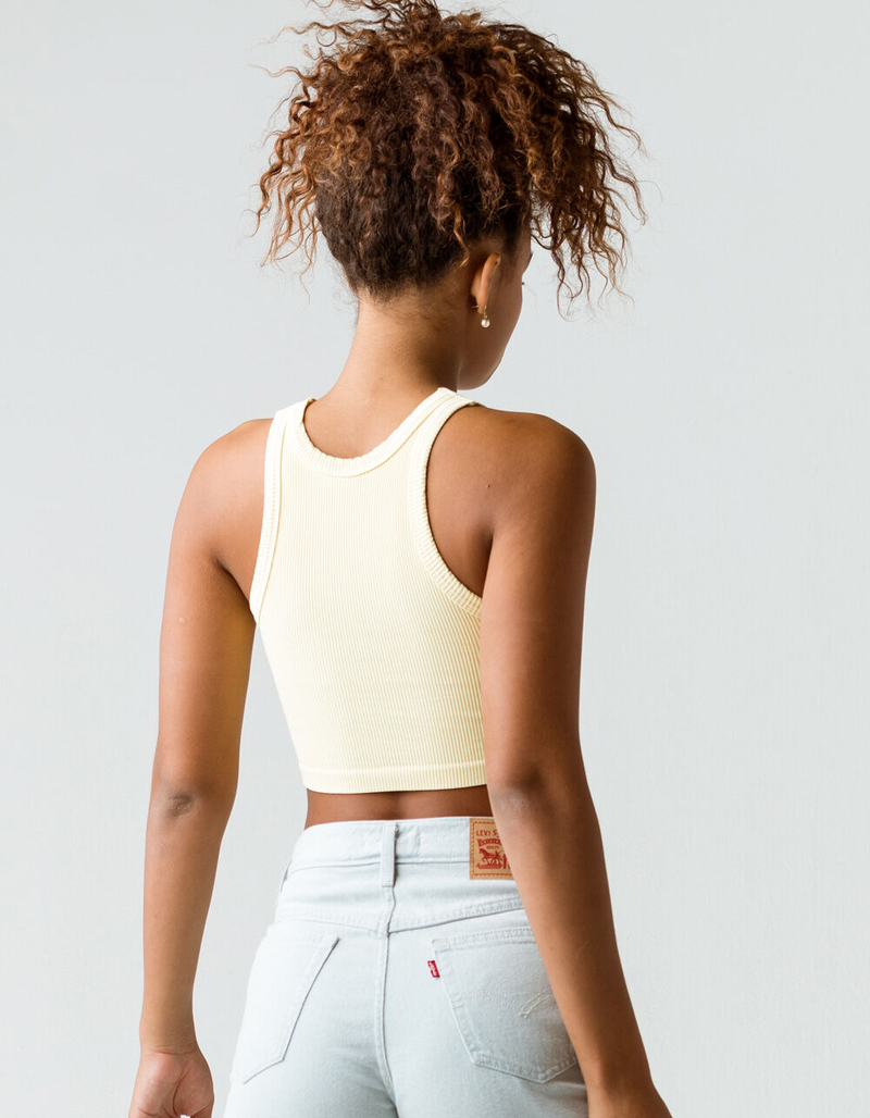 RSQ High Neck Seamless Womens Yellow Tank - YELLO | Tillys