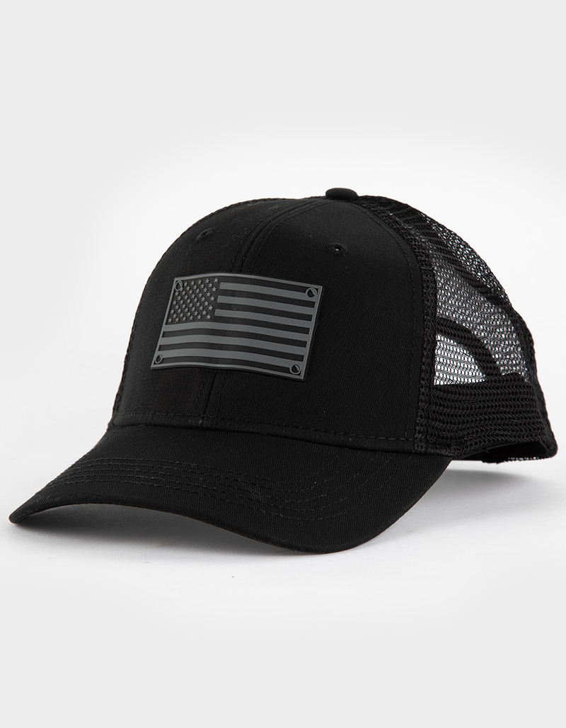 AMERICAN FLAG Mens Trucker Hat - BLACK - ONE SIZE | Tillys