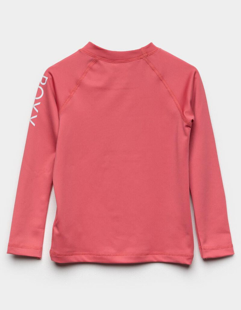 ROXY Whole Hearted Little Girls Pink Rash Guard (4-6) - PINK - 389886350