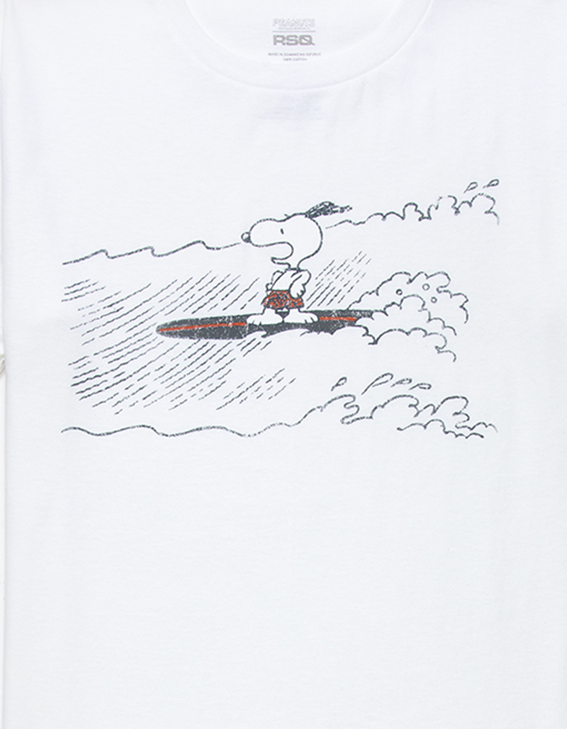 RSQ x Peanuts Snoopy Surf Boys Tee - WHITE | Tillys