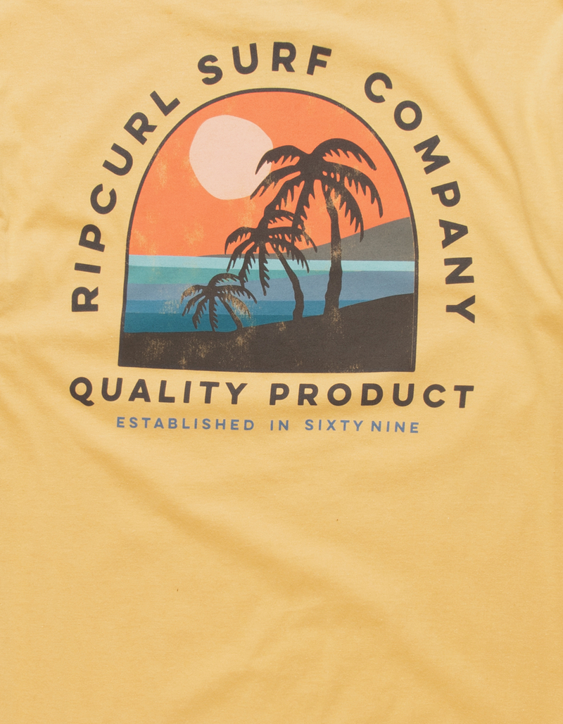 RIP CURL Baja Daze Mens Tee - MUSTARD | Tillys