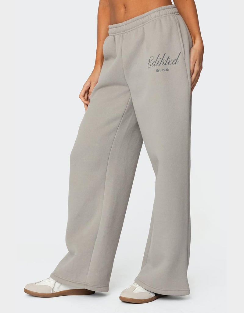 EDIKTED Get Edikted Sweatpants - GRAY - L | Tillys
