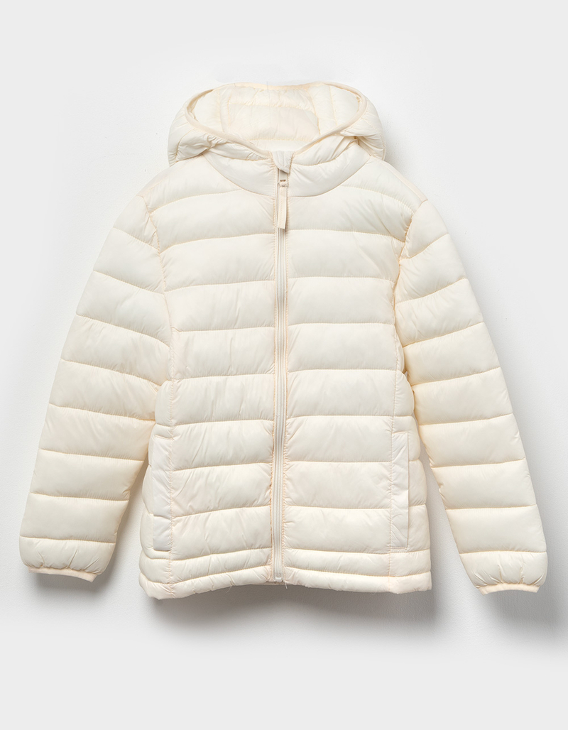 URBAN REPUBLIC Packable Girls Puffer Jacket - CREAM - S | Tillys