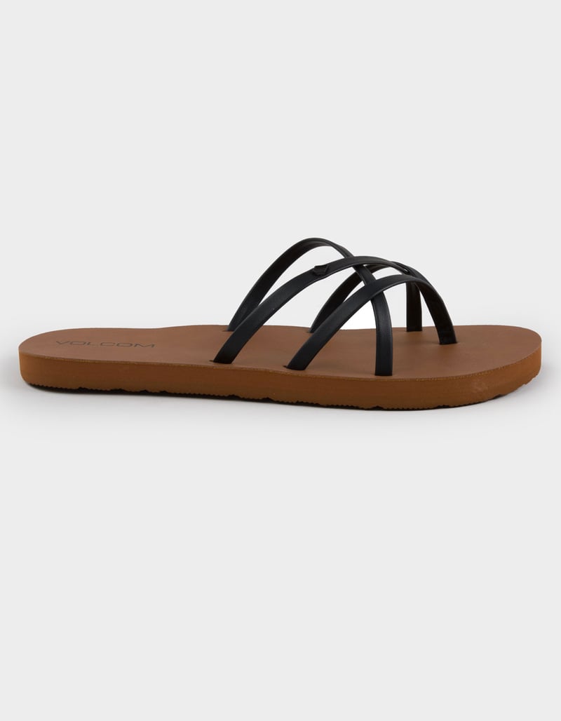 VOLCOM New School II Womens Thong Sandals - BLACK | Tillys
