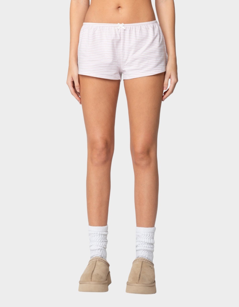 EDIKTED Astor Striped Shorts - LIGHT PINK | Tillys