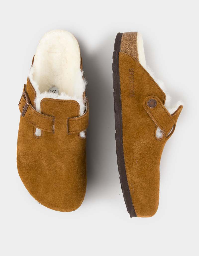 BIRKENSTOCK Boston Shearling Womens Clogs - NATURAL | Tillys