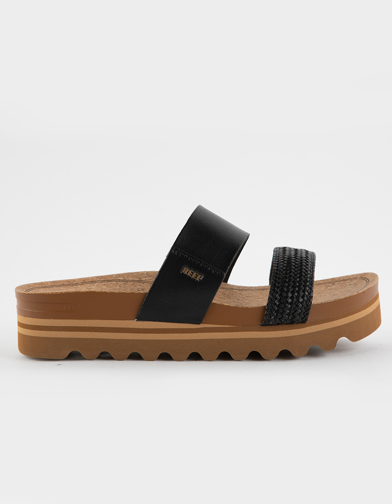 REEF Cushion Vista Hi Womens Platform Sandals - BLACK | Tillys