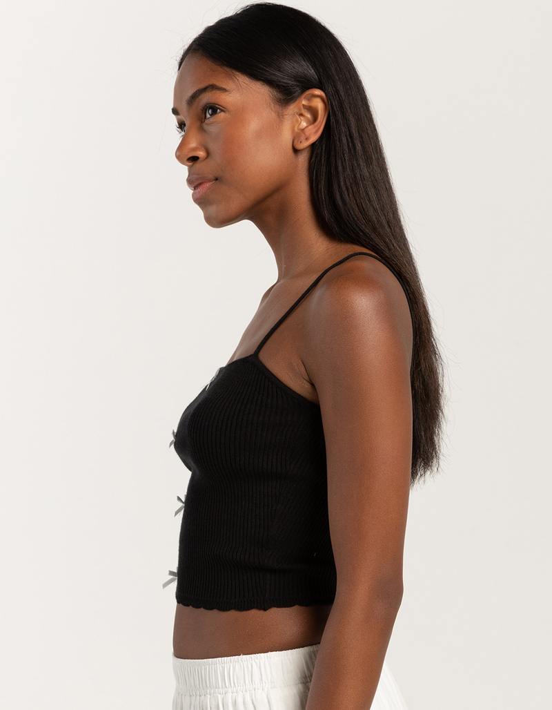 FULL TILT Ribbon Womens Rib Cami - BLACK | Tillys