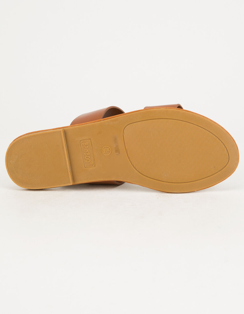 BAMBOO Double Strap Tan Womens Sandals - TAN - 11 | Tillys