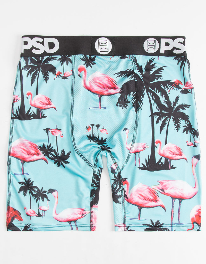 PSD Flamingo Inn Mens Boxer Briefs - BLUE - S | Tillys