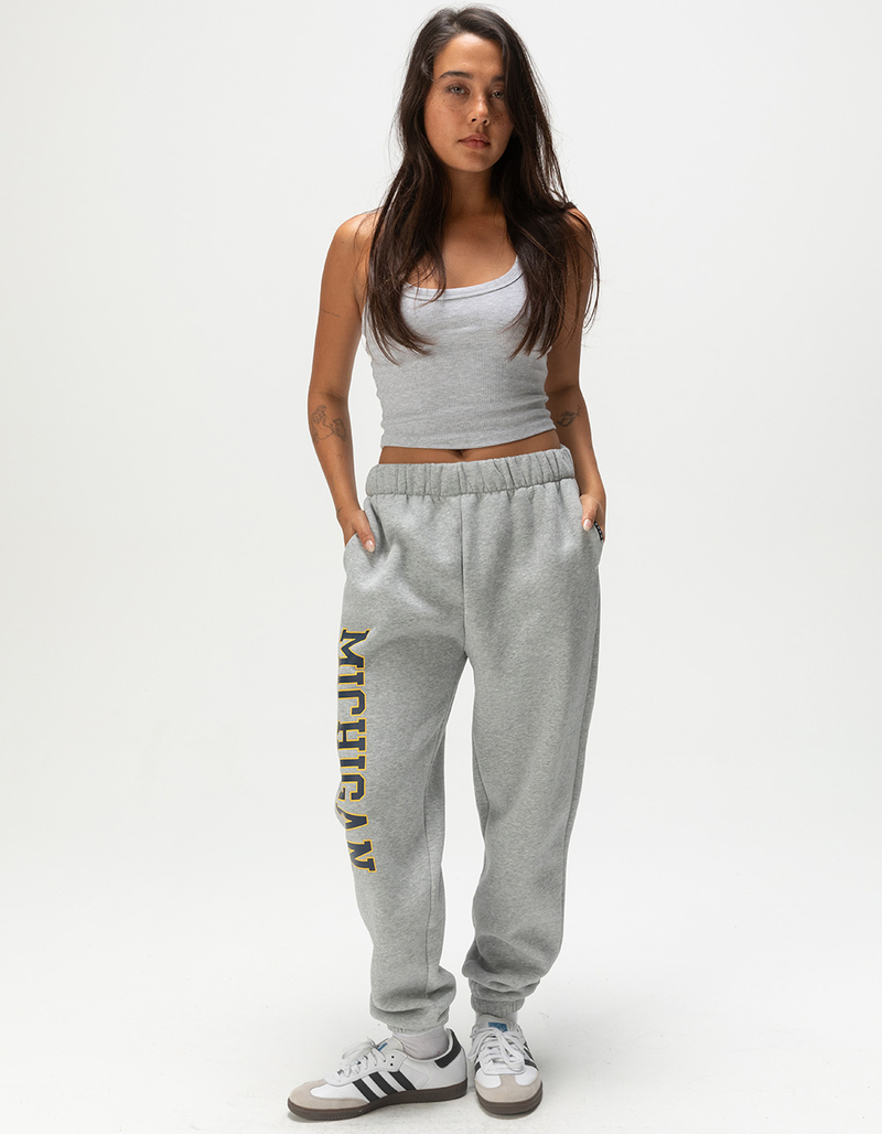 HYPE AND VICE University of Michigan Womens Sweatpants - HEATHER GRAY ...