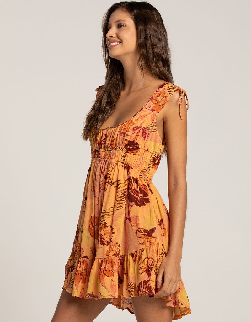 FREE PEOPLE Vernon Womens Mini Dress - CORAL COMBO | Tillys