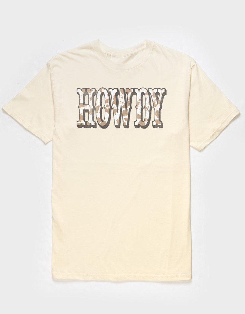WESTERN Howdy Cow Print Unisex Tee - NATURAL - XXL | Tillys