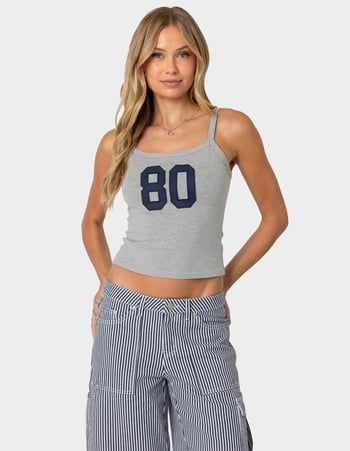 EDIKTED 80's Babe Tank Top - BLUE | Tillys