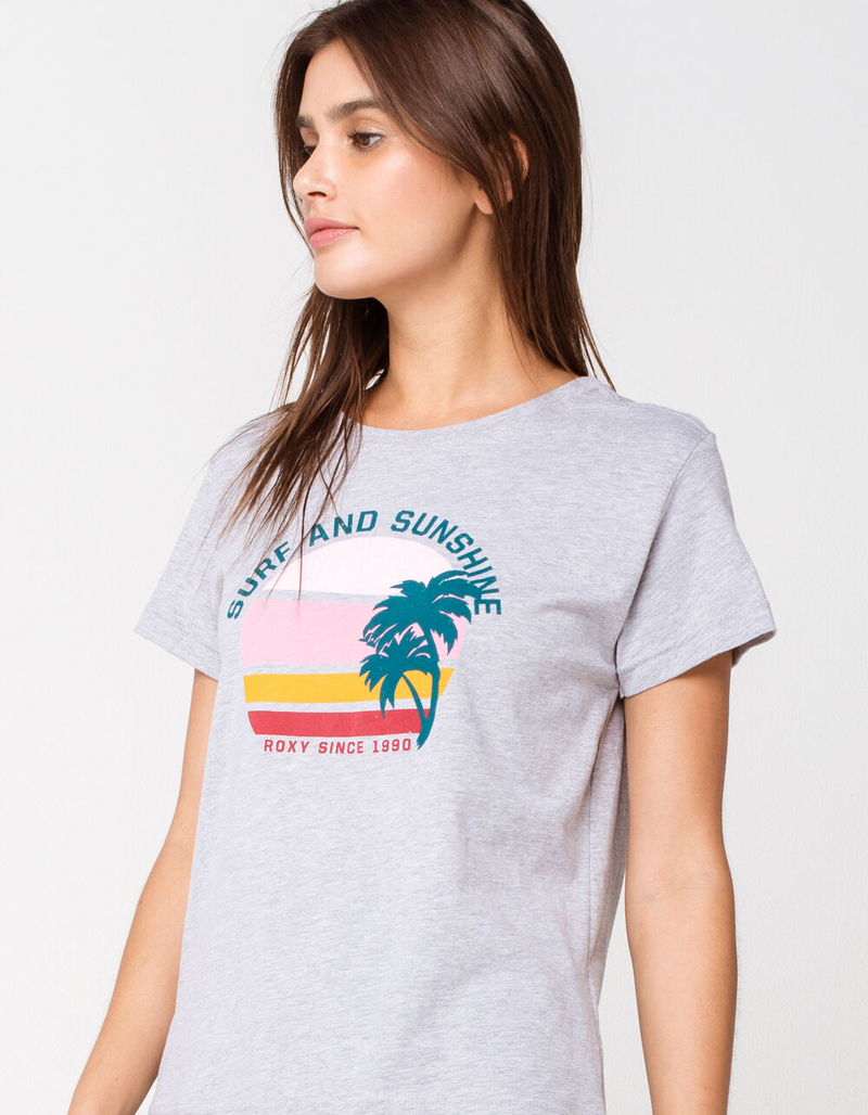 ROXY Sunset Times Womens Tee - GRAY | Tillys