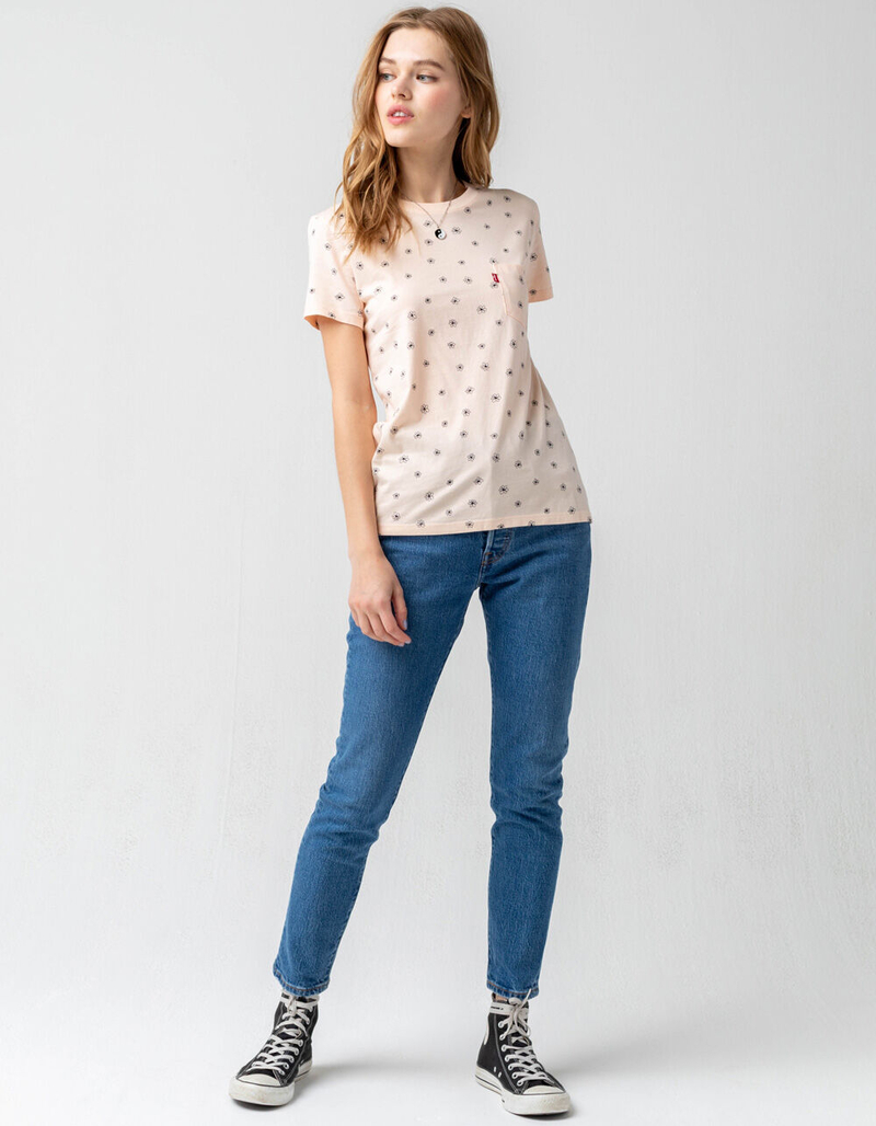 LEVI'S Daisy Womens Pocket Tee - PEACH - L | Tillys
