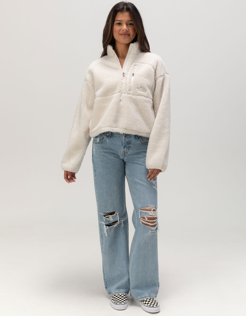 THE NORTH FACE Half Zip Womens Pullover - OFF WHITE | Tillys