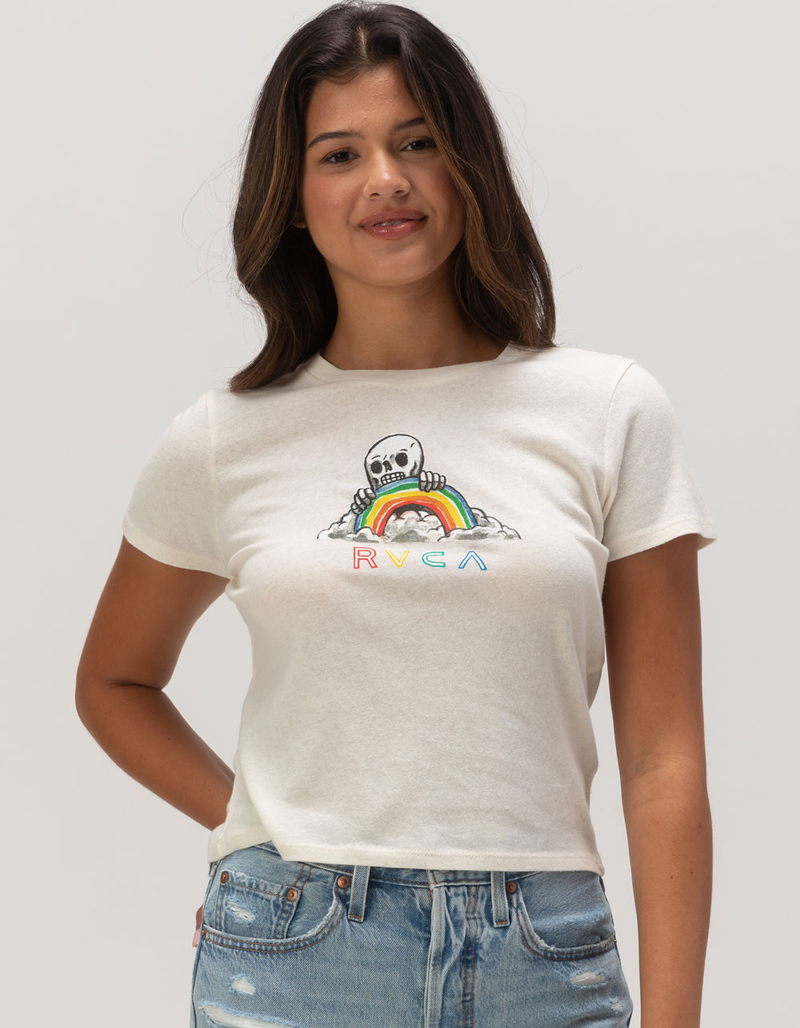 RVCA Rainbow Womens Skimmer Tee - WHITE | Tillys