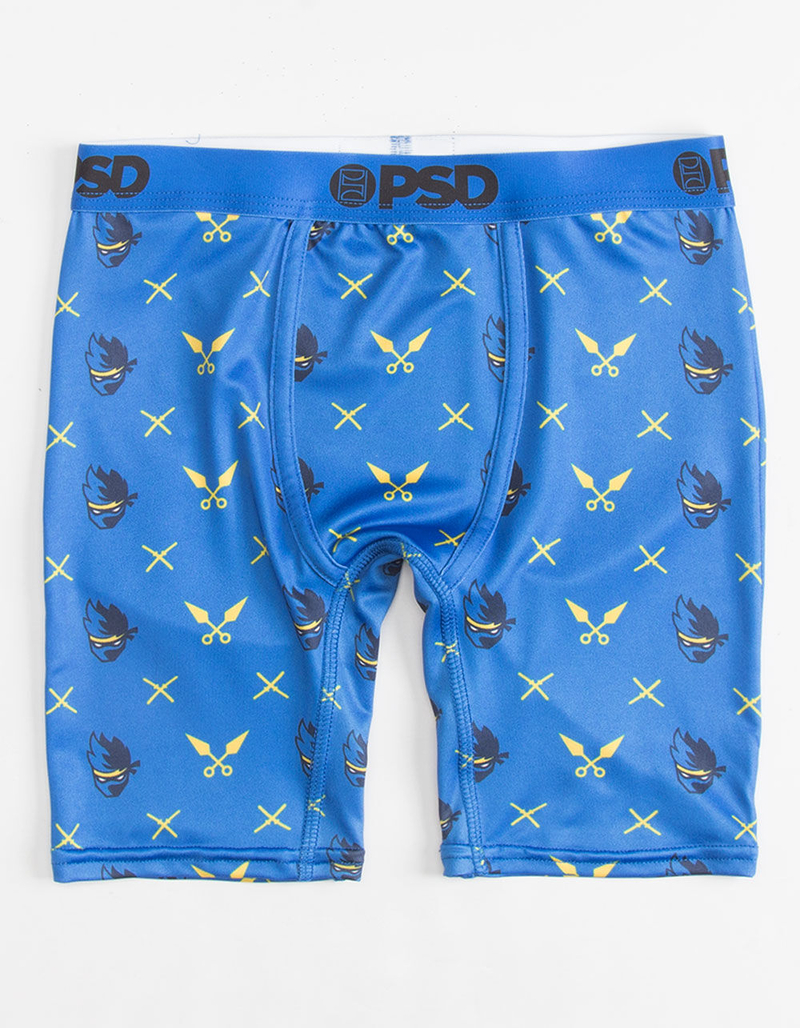 PSD Ninja Pattern Boys Boxer Briefs - BLUE - S | Tillys