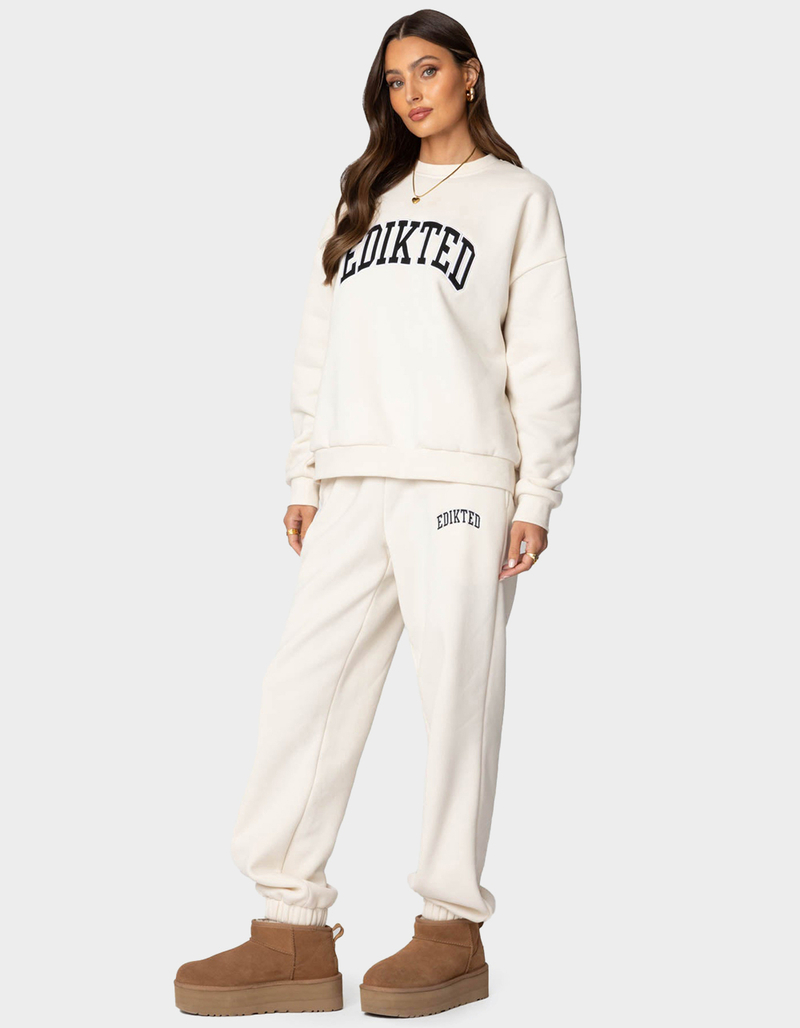EDIKTED Edikted Babe Oversized Sweatshirt - BEIGE | Tillys