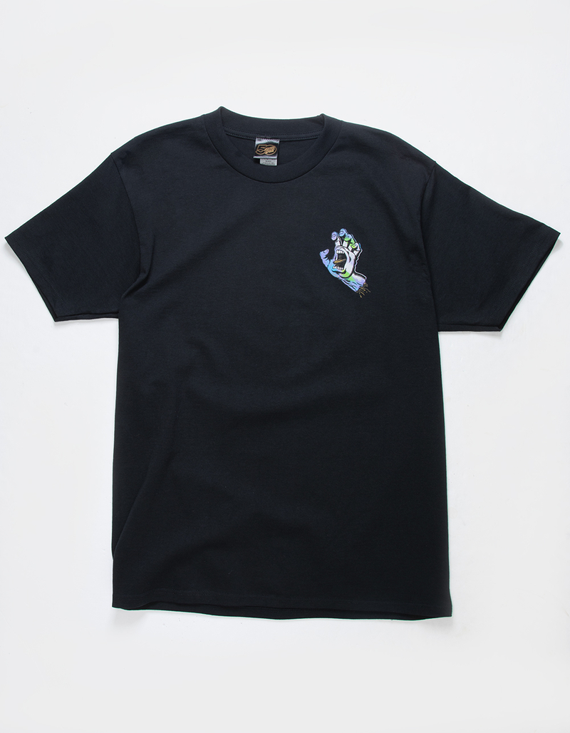 SANTA CRUZ Holo Screaming Hand Mens Tee - BLACK - XL | Tillys