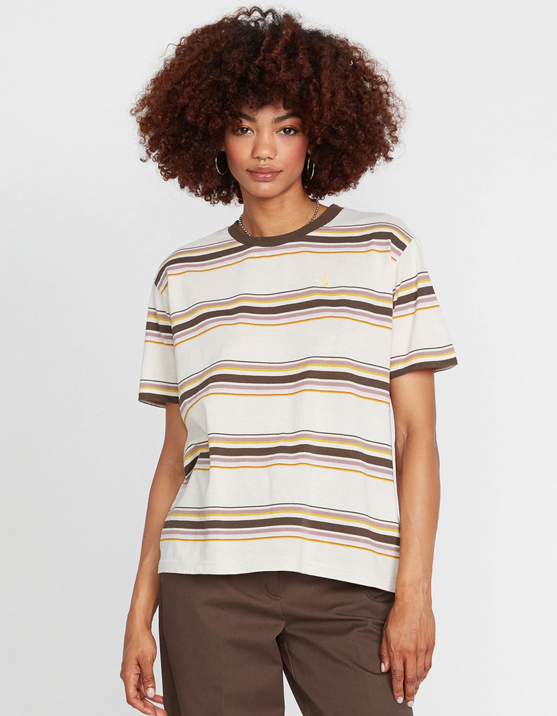 VOLCOM Party Pack Womens Tee - Cream Combo - XXL | Tillys