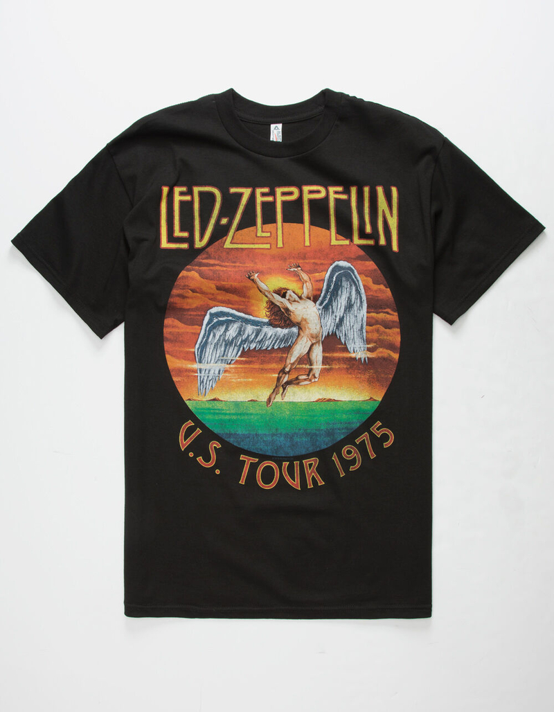 ARACA MERCH Led Zeppelin 1975 Mens T-Shirt - BLACK - S | Tillys