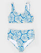 SEAESTA SURF Panama Girls Bralette Bikini Set - BLUE COMBO | Tillys