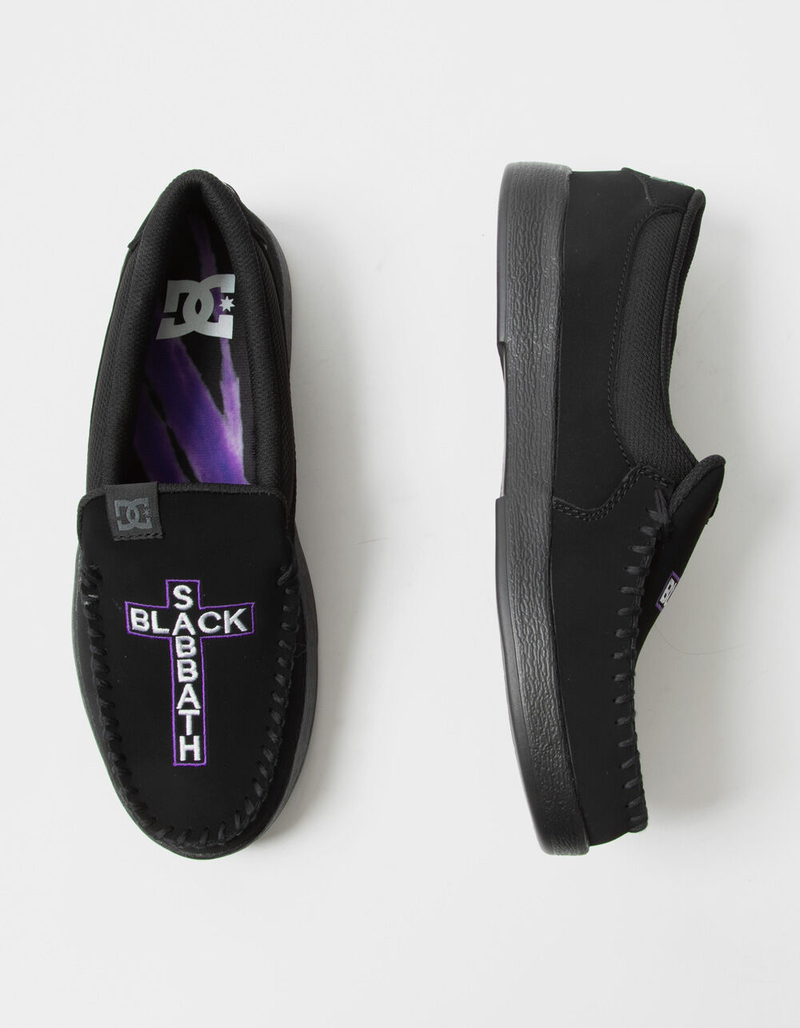 DC SHOES x Black Sabbath Villain 2 Mens Slippers - BLACK / BLACK | Tillys