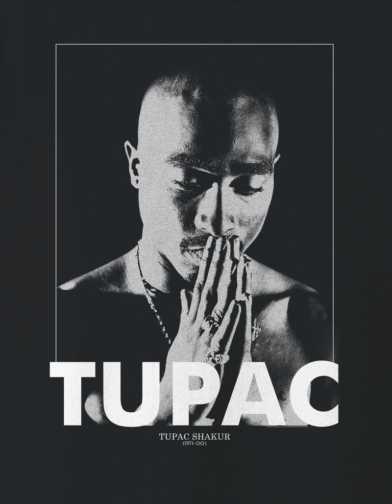 TUPAC Praying Hands Unisex Kids Tee - BLACK | Tillys