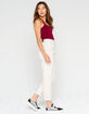 BOZZOLO Cropped Womens Burgundy Halter Top - BURGUNDY | Tillys